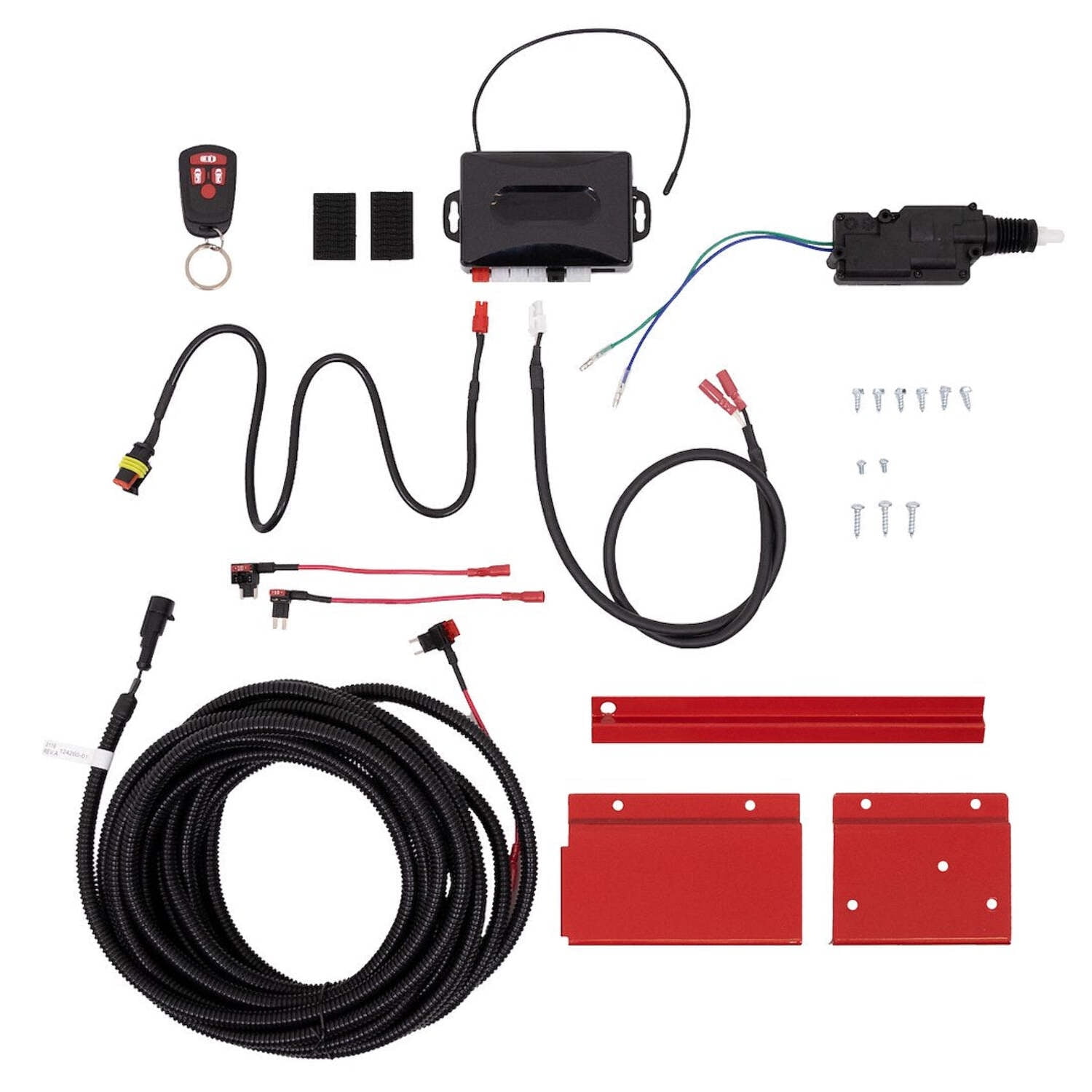Weather Guard Remote Keyless Entry Kit With Fuse Wire Harness Saddle ...