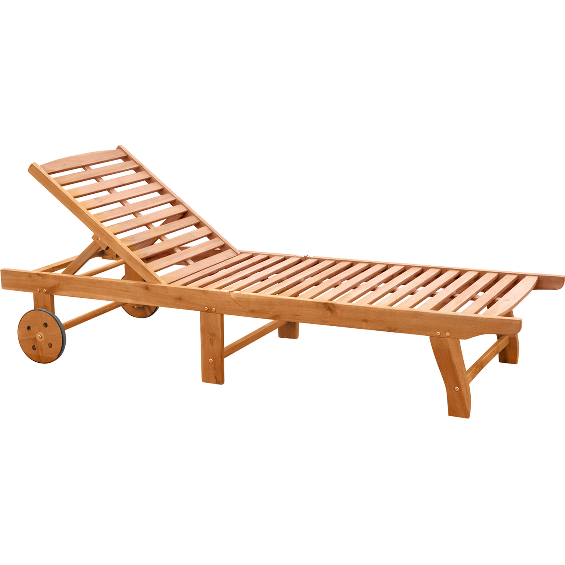 Weather- Patio Chair With Large Seat, Wood, Color - For All Comfort On ...