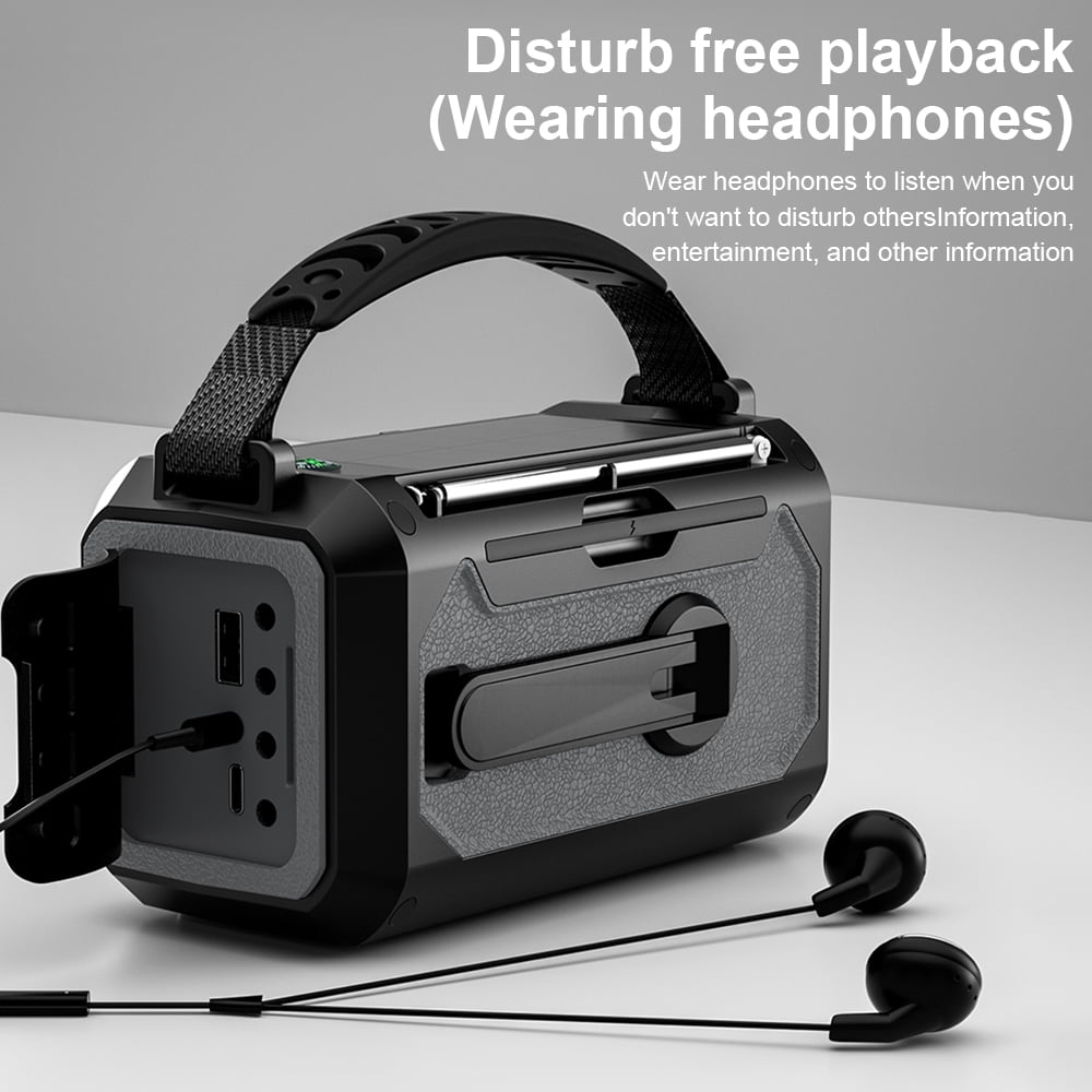 Weather Radio,Radio With Alert 12000mah Solar Weather Alert 12000mah ...