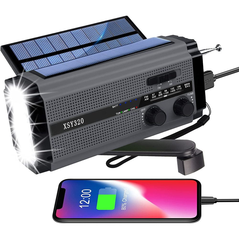 Weather Ready Companion, Portable Solar Radio With Rechargeable Battery ...