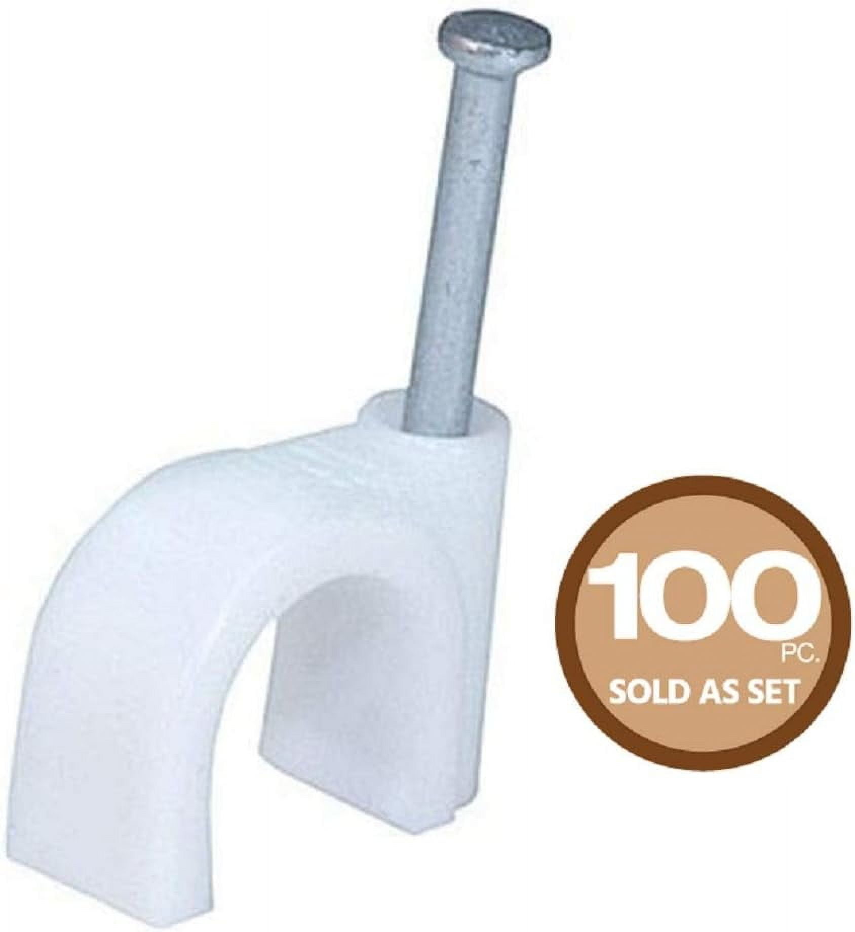 Weather Resistant Cable Clips, Heavy-Duty RG-6 Coaxial Cable Fixation ...