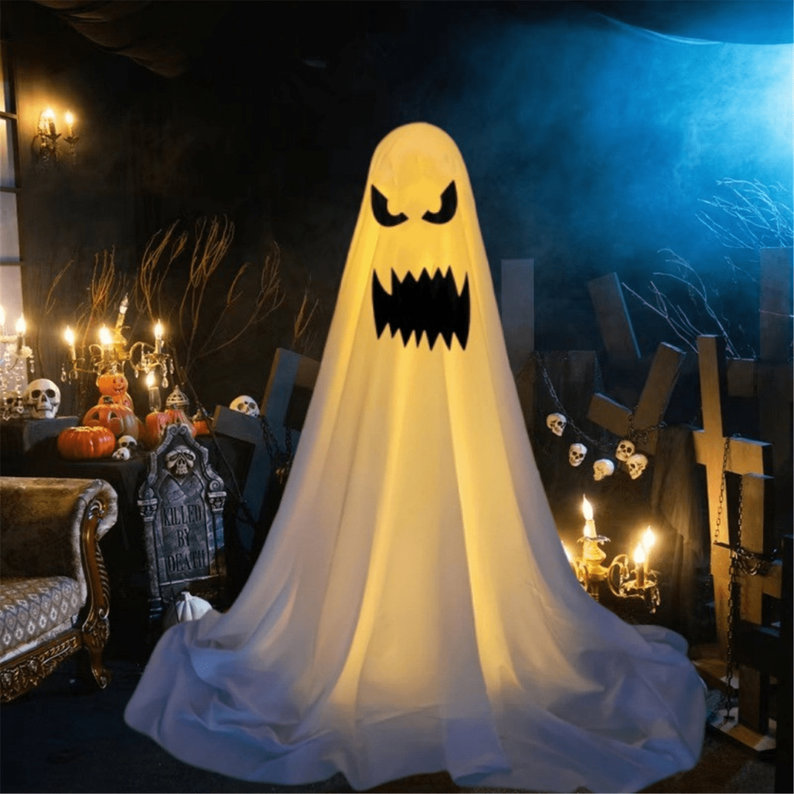 Weather-Resistant Halloween Yard Decor with Energy-Efficient LED Lights ...