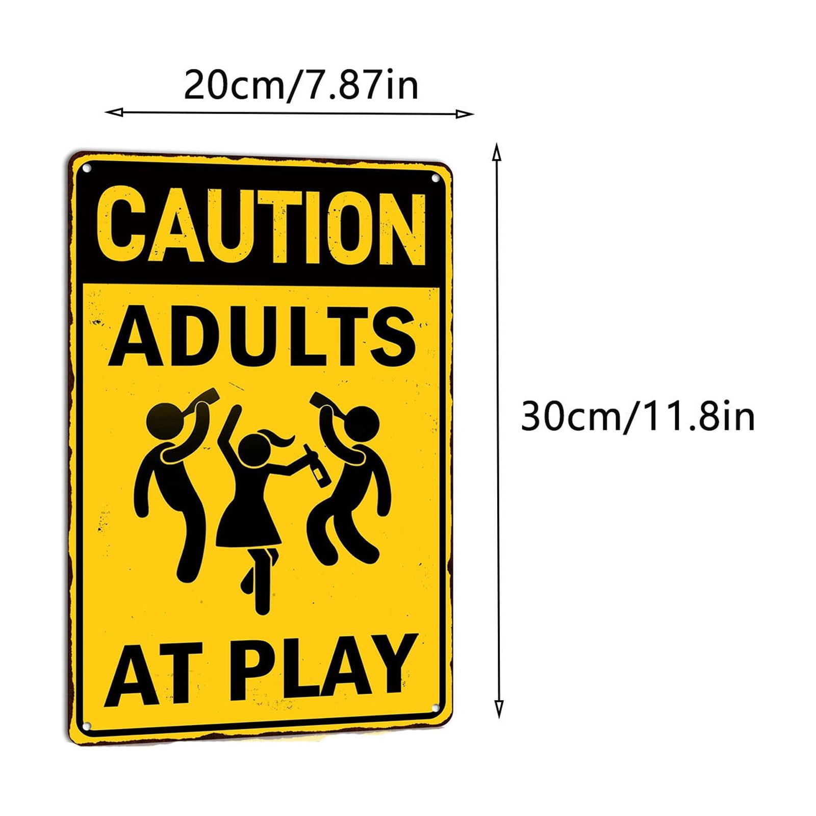 Weather Resistant Humorous Reflective Metal Sign, Suitable For Outdoor ...