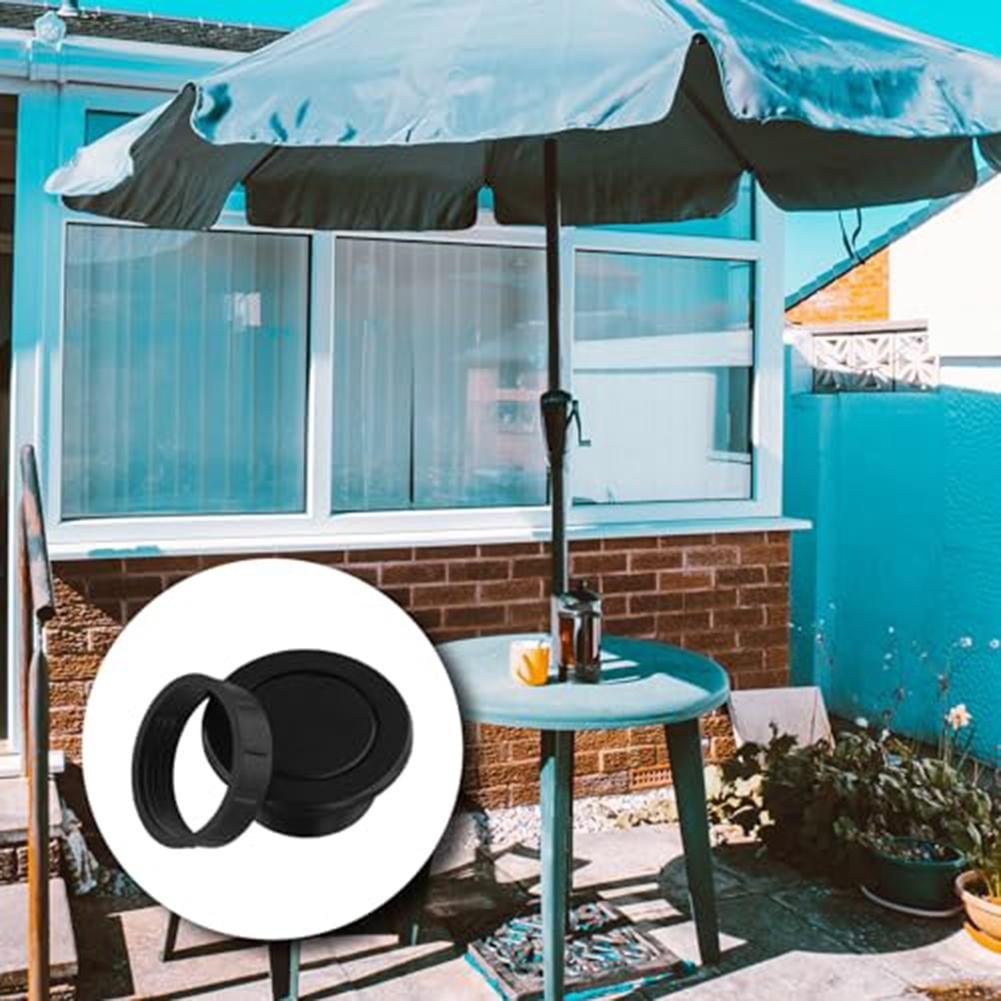 Weather Resistant Parasol Accessory Set with Hole Cap and Table Ring ...