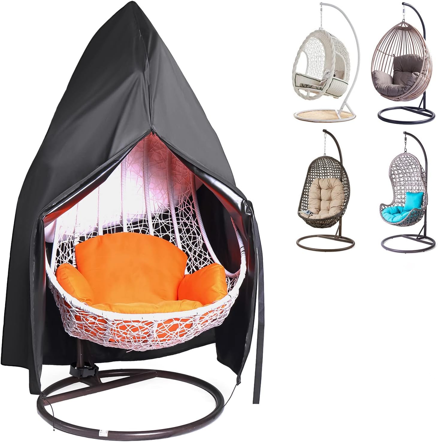 Weather Resistant Patio Hanging Chair Cover, Universal In All Seasons ...