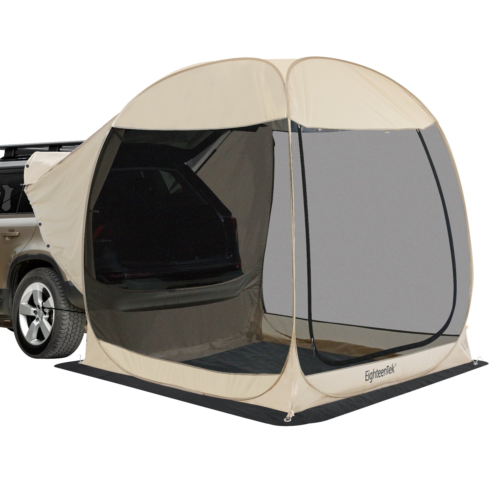 All Weather SUV Camping Tent - Instant Pop Up Screen House for Cars ...