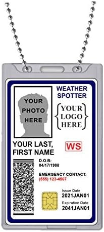 Weather Spotter ID Card - Custom with Your Logo, Photo and Information ...