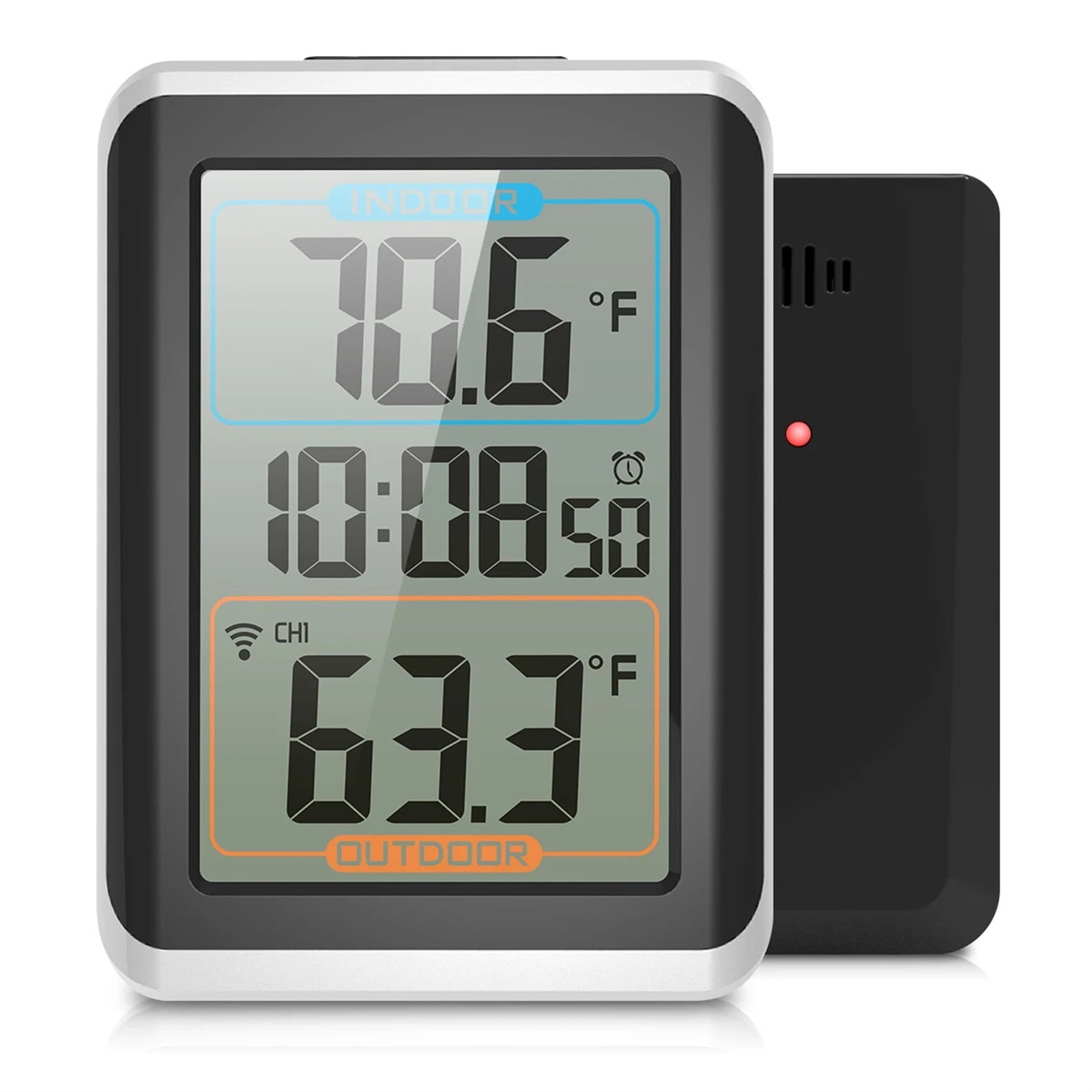 Weather Station Alarm Clock With Temperature And Humidity Digital ...
