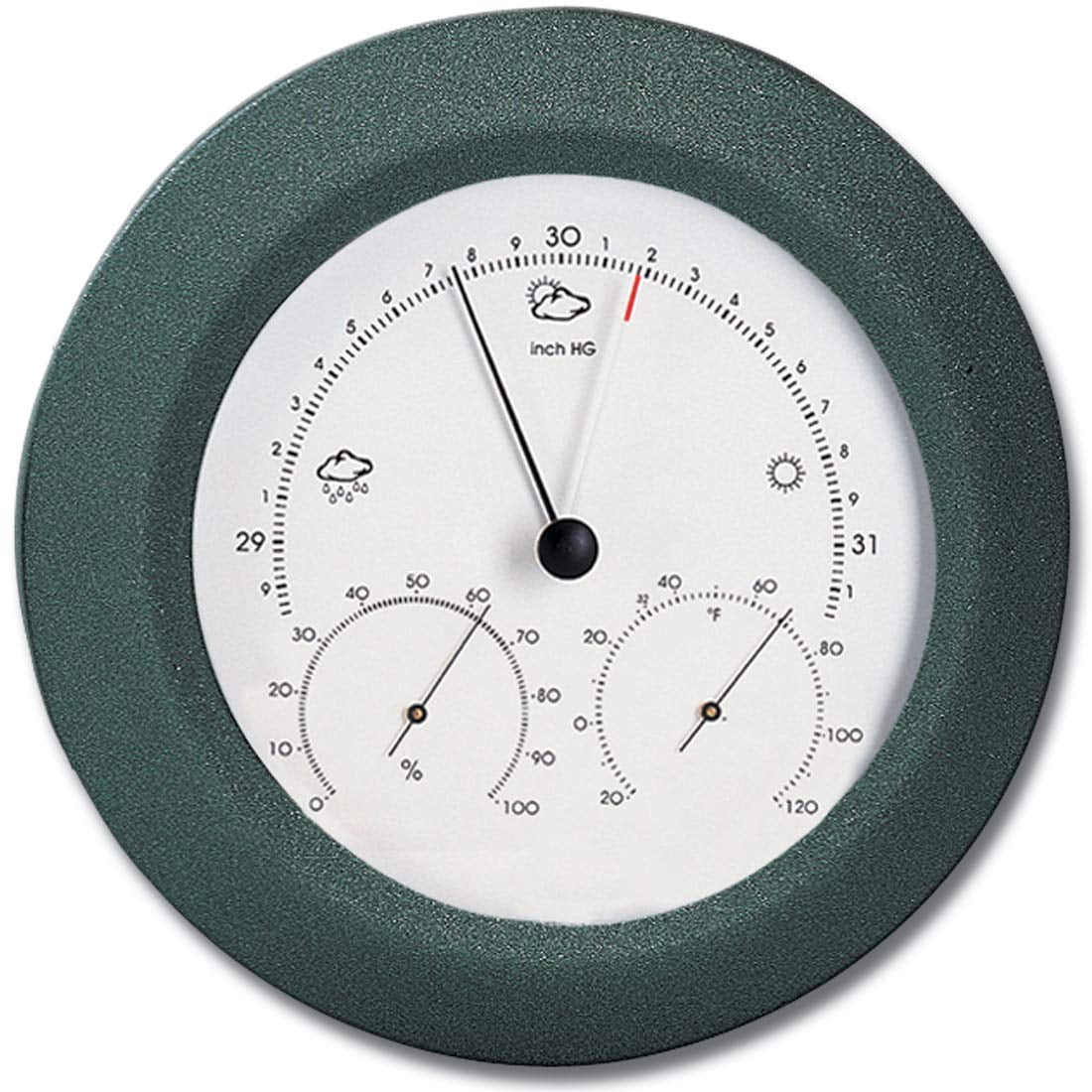Weather Station - Aneroid Barometer - Analog Thermometer - Spiral ...