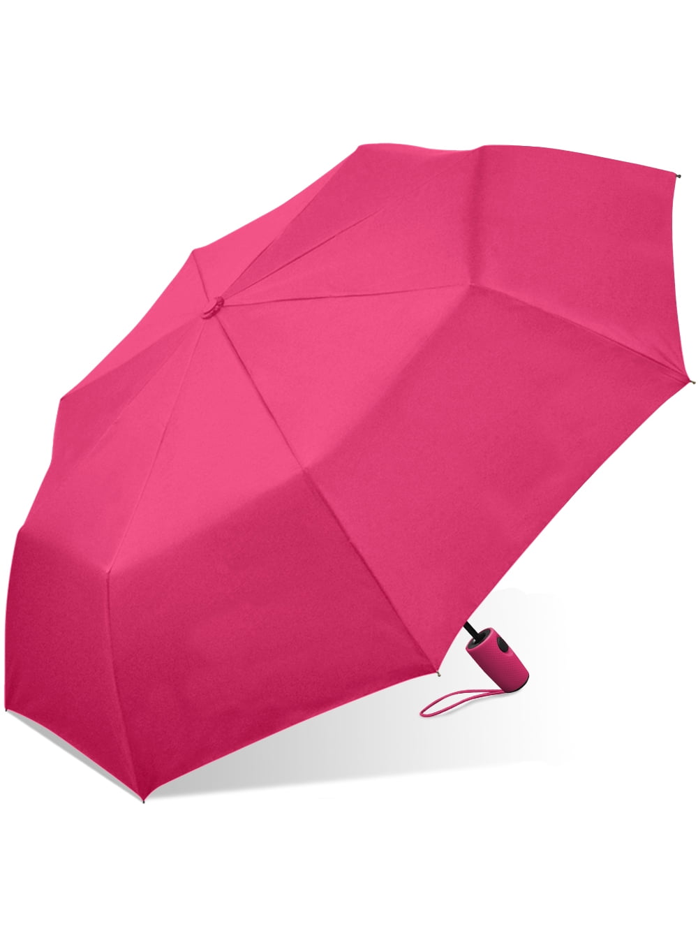 Weather Station Automatic Super Mini Rain Umbrella Pink - Walmart.com