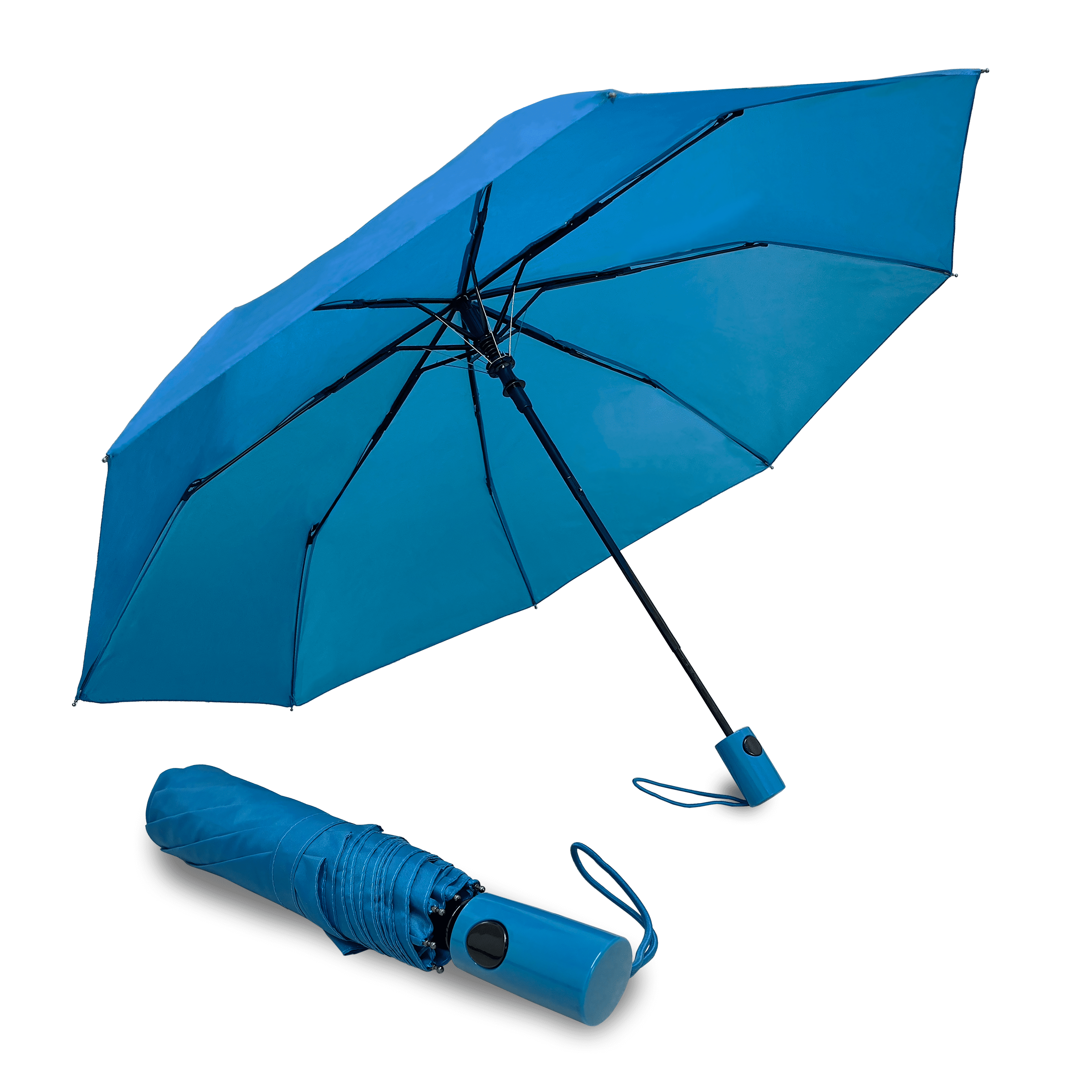 Weather Station Automatic Super Mini Rain Umbrella Teal - Walmart.com