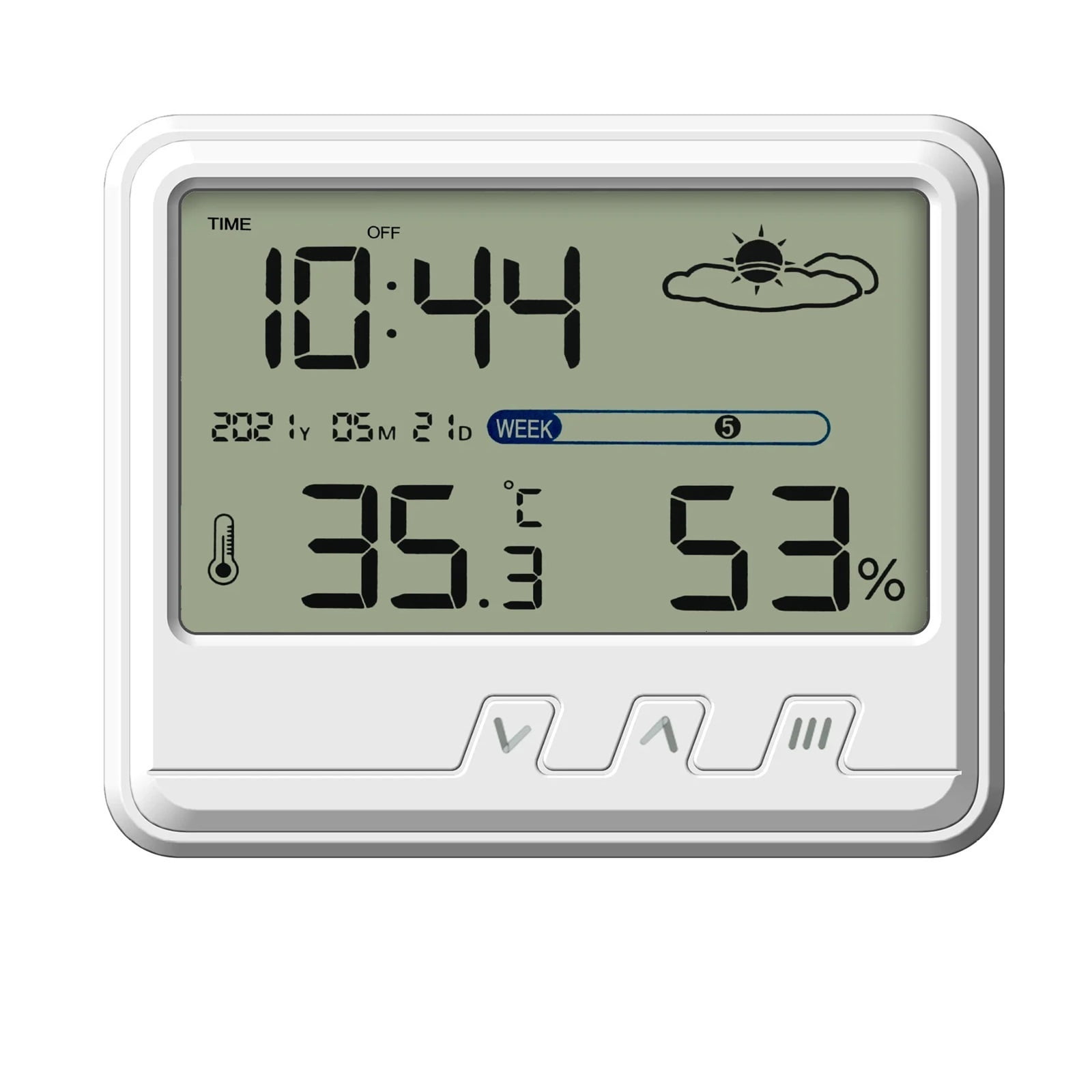 Weather Station Digital Thermometer Hygrometer Sensor Gauge Home Indoor ...