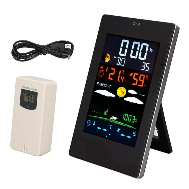 Weather Station Humidity Temperature Monitoring USB Powered Weather ...