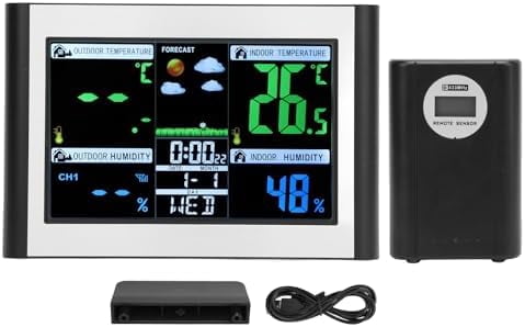 Weather Station, Weather Station Indoor Outdoor, Digital Home Weather ...