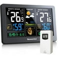 Weather Station, Wireless Indoor Outdoor Sensor, Alarm Clock Time ...