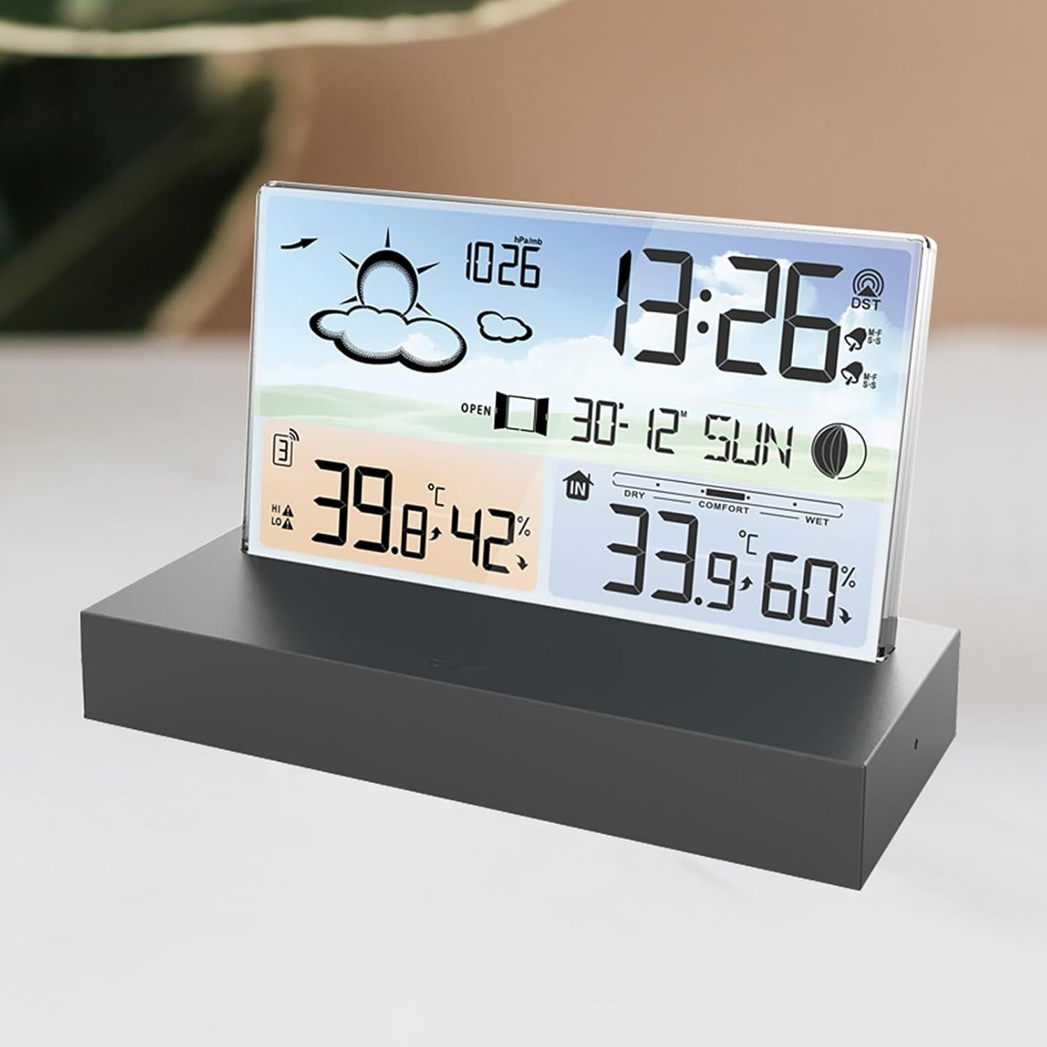 Weather Station Wireless Indoor and Outdoor Thermometer with Atomic ...