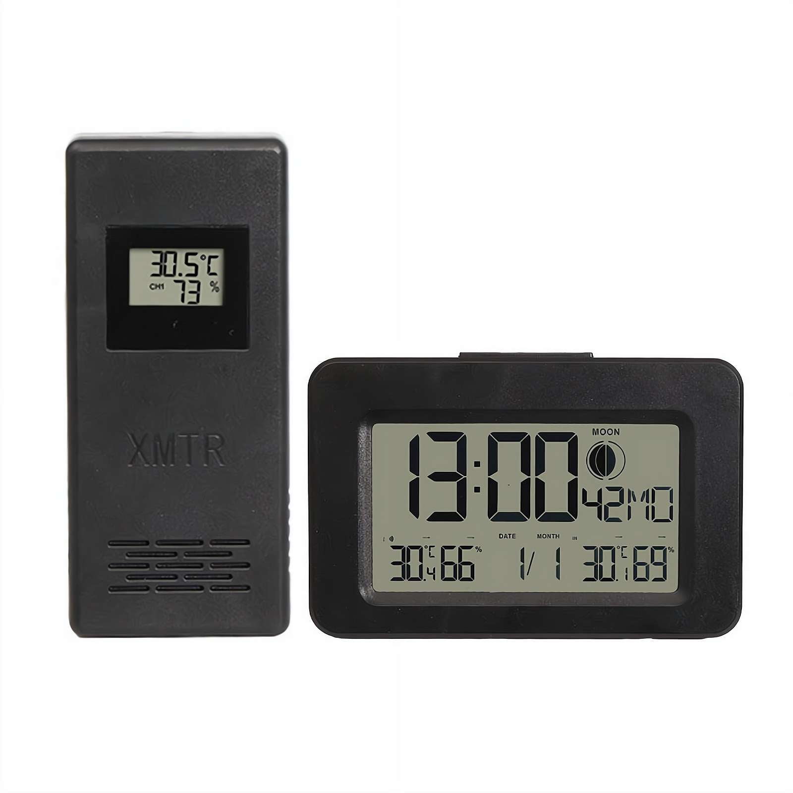 Weather Station Wireless Indoor Outdoor Thermometer, Wireless Weather ...