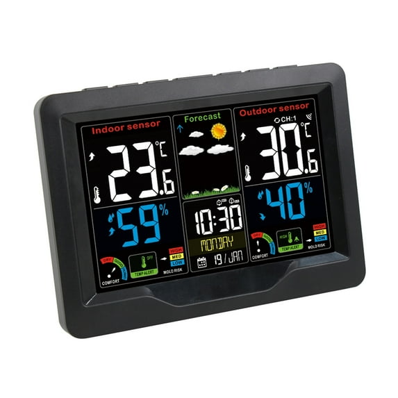 Weather Station Wireless Sensor Digital Thermometer Hygrometer Weather ...