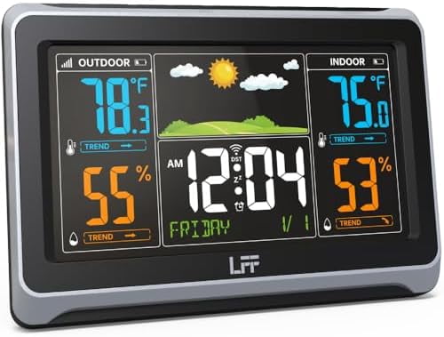 Weather Stations Wireless Indoor Outdoor, Weather Station Indoor ...