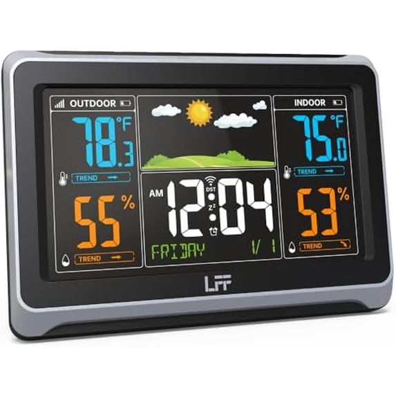 Weather Stations Wireless Indoor Outdoor, Weather Station Indoor ...