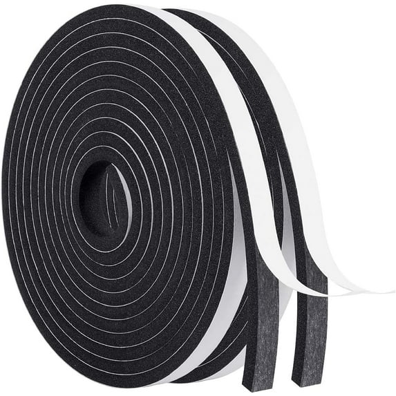 Weather Stripping Door Seal, 1/2 Inch Wide X 1/4 Inch Thick Adhesive ...