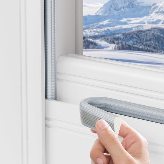 Weather Stripping Door Seal, 196 inch*2 Wedge Window Seal Strip,Winter ...