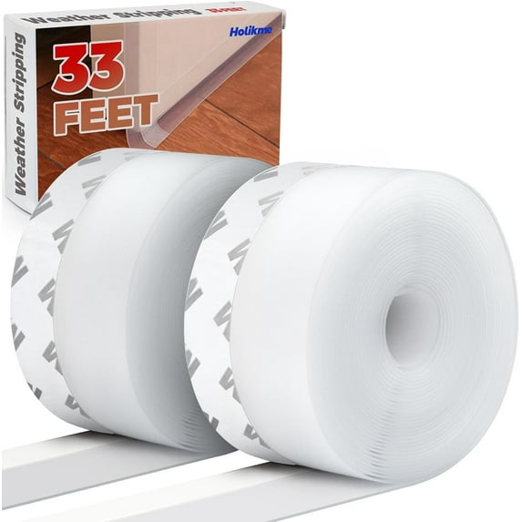 Weather Stripping Door Seal - 33 Feet Draft Stopper Tape for Doors and ...