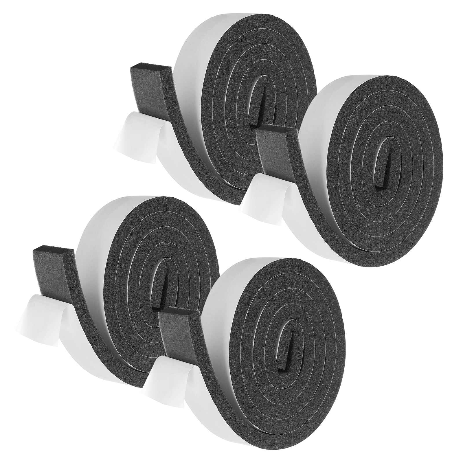 Weather Stripping Door Seal, 4 Rolls 2" x 9/16" Adhesive Foam Tape Seal ...