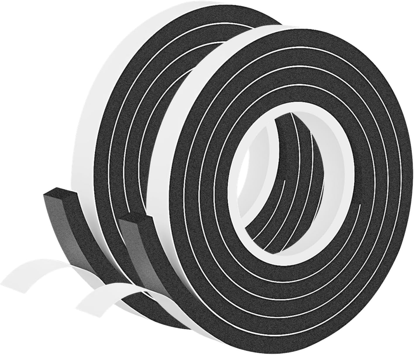 Weather Stripping Door Seal Strip, 1/2 Inch Wide X 1/2 Inch Thick X 13 Feet, for Doors and ...