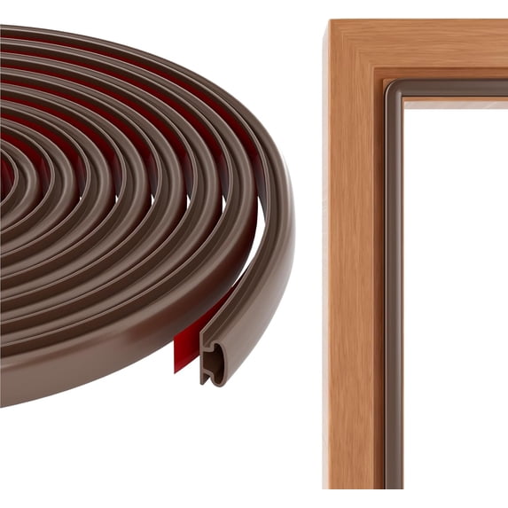 Weather Stripping Door Seal Strip, Self- Door Weather Stripping Strip ...