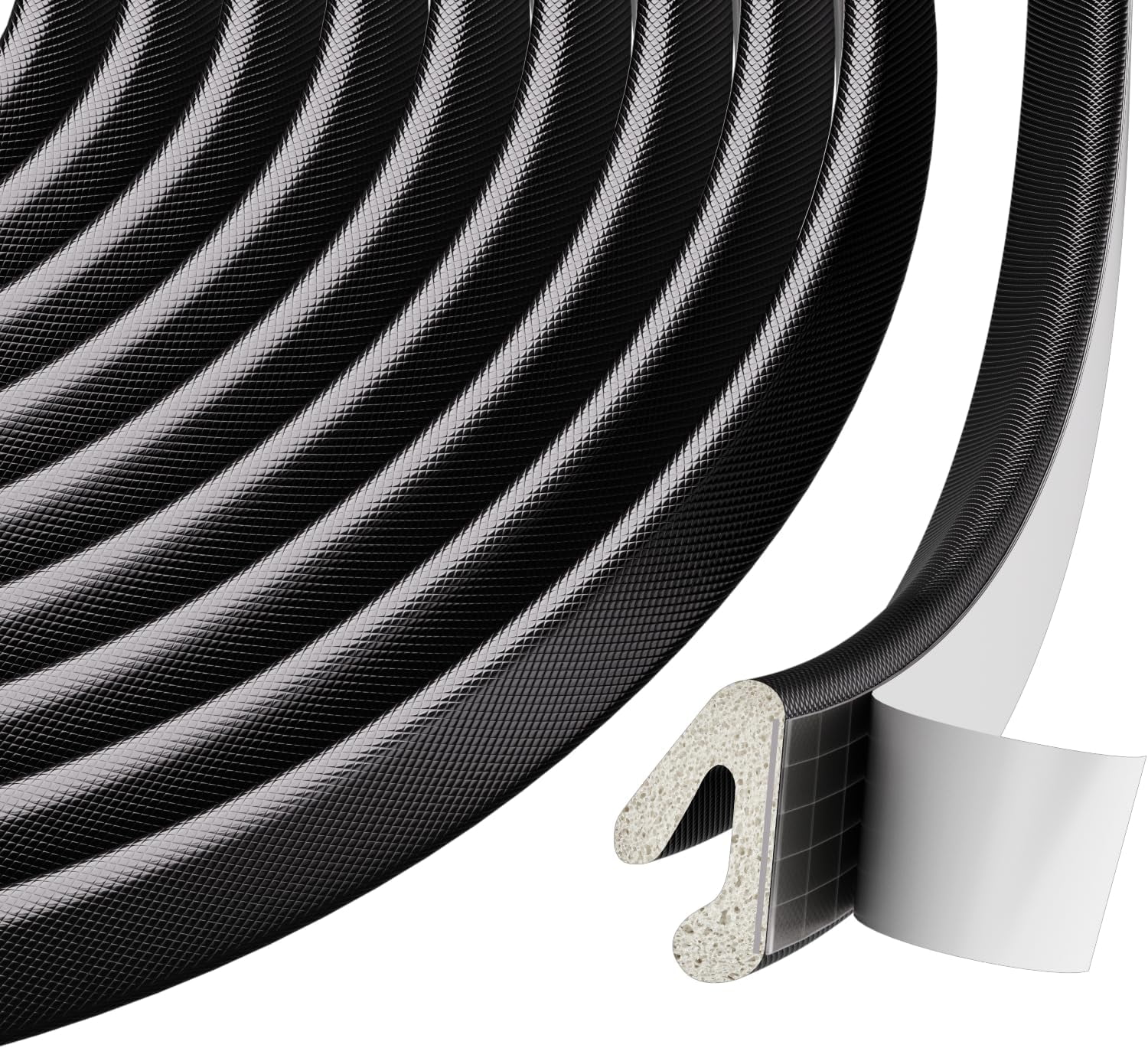 Weather Stripping Door Seal Strip for Small Gap, V Shape Self- Door ...