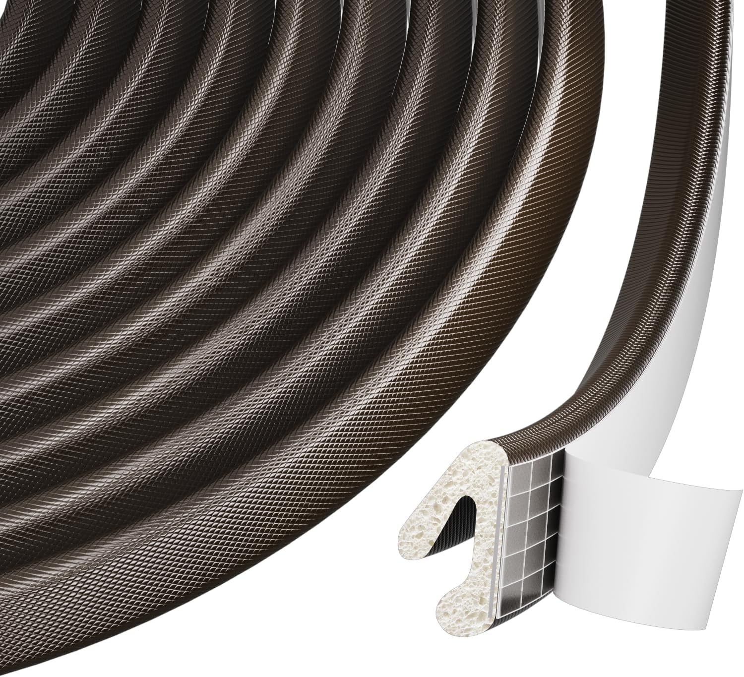 Weather Stripping Door Seal Strip for Small Gap, V Shape Self- Door ...