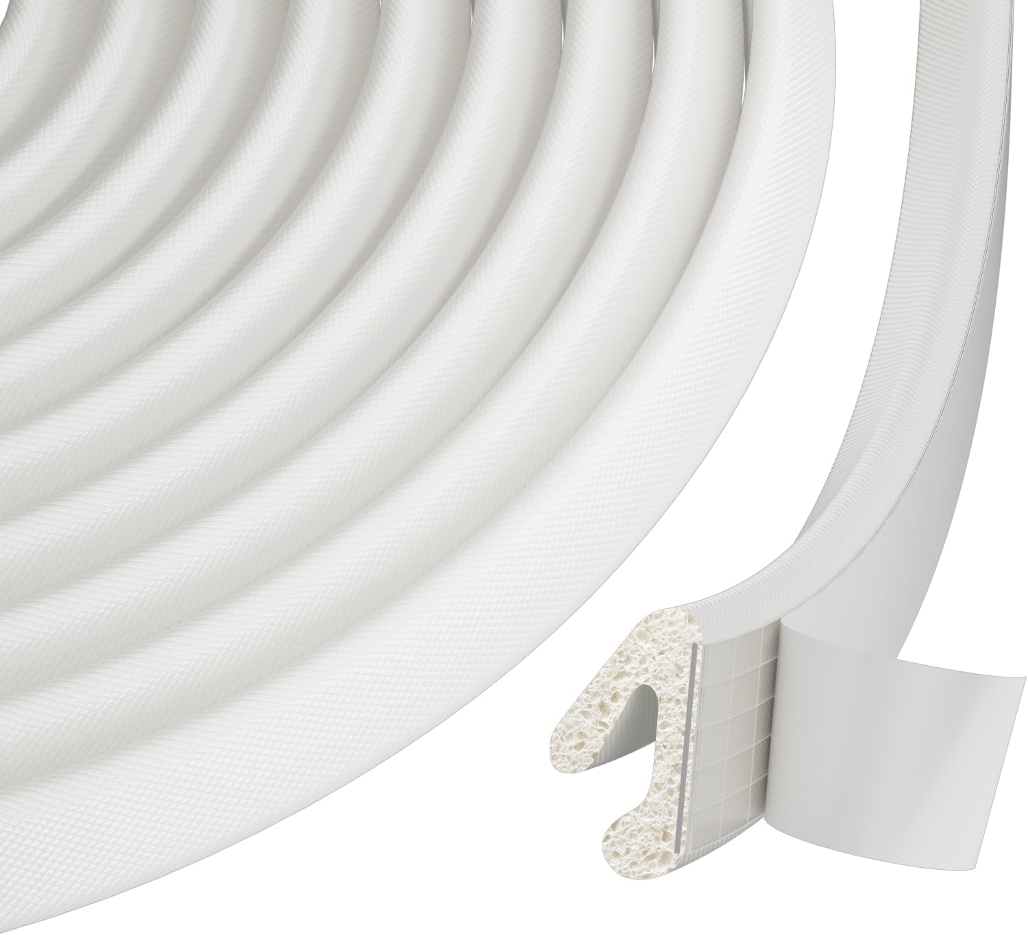 Weather Stripping Door Seal Strip for Small Gap, V Shape Self- Door ...