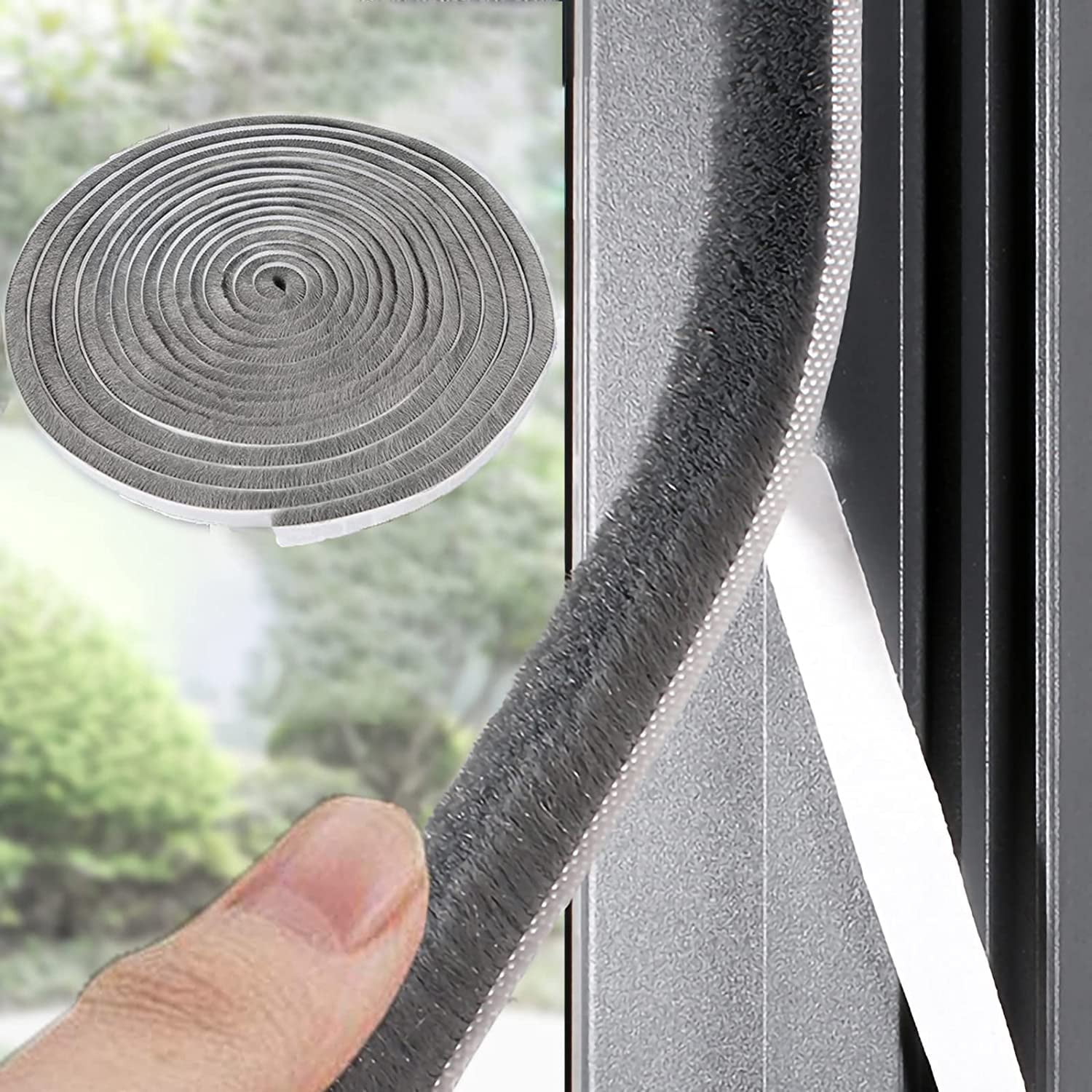 Weather Stripping Door Window Seal Strip 33 Ft, Selfadhesive Strong ...