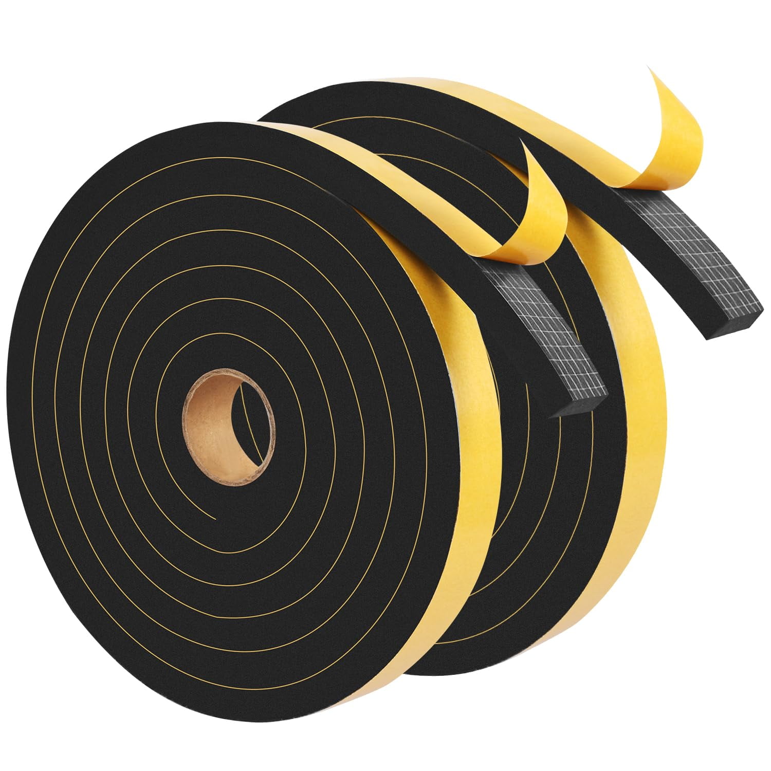 Weather Stripping Seal, 1 in x 1/2 in x 20Ft Weatherproof Foam Tape for ...