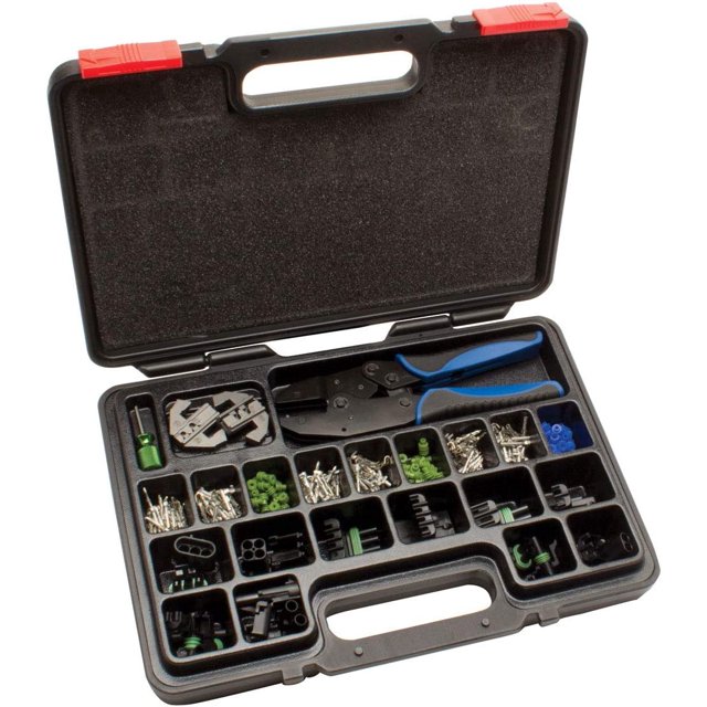Weather-Tight Connector Crimping Kit Ferrule Crimper Plier Wire ...