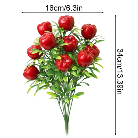 All Weather UV Resistant Artificial Flowers with Green Leaves ...