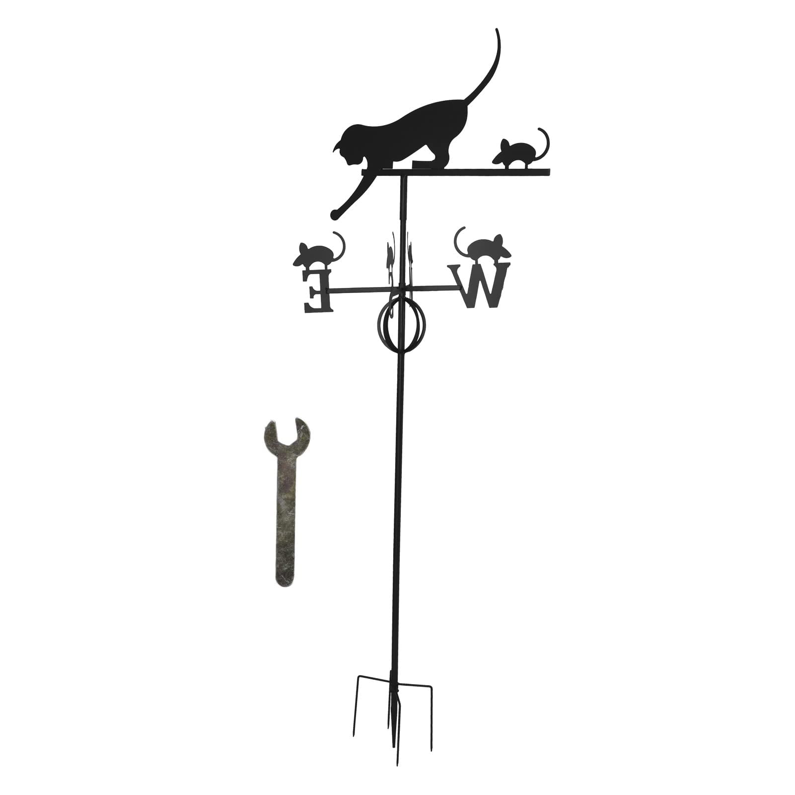 Weather Vanes Deluxe Weathervane Cat Mouse Weather Vane Wind Direction ...