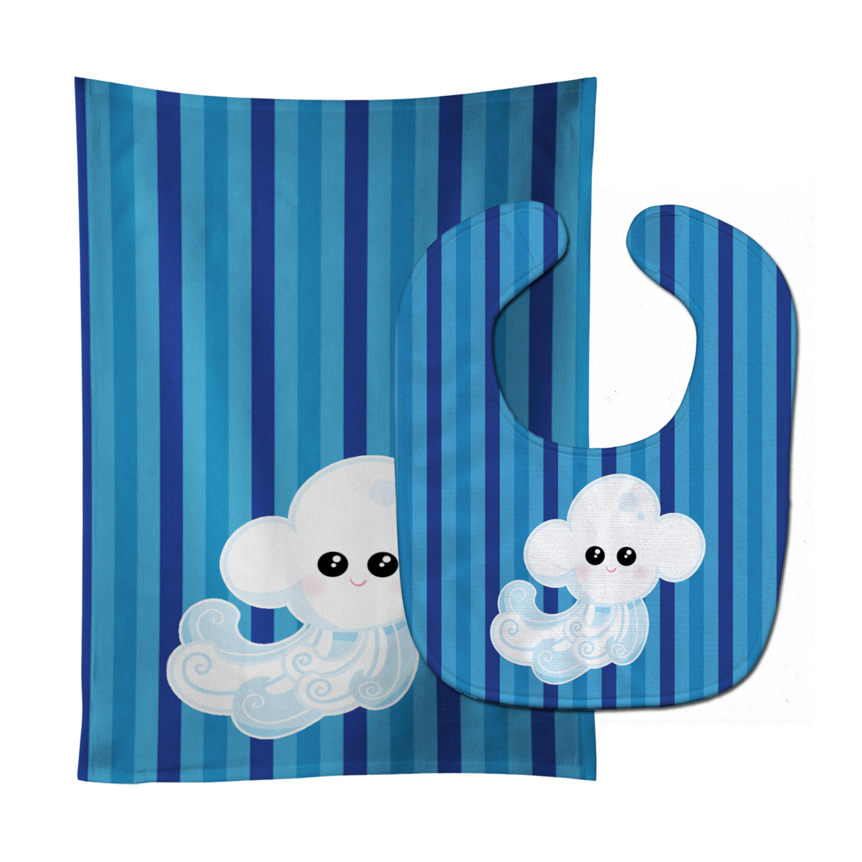 Weather Windy Face Baby Bib and Burp Cloth - Walmart.com