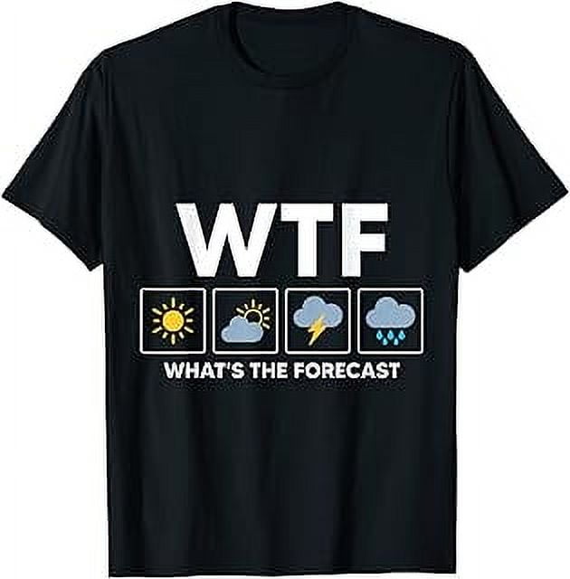 Weather forecast weatherman meteorology funny meteorologist T-Shirt ...