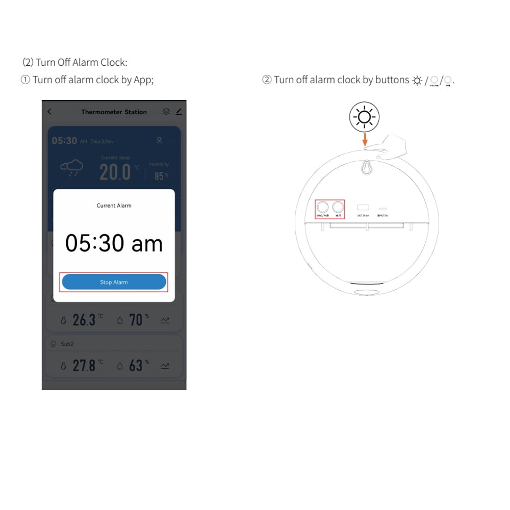 Weather station,Weather Station App With Alarm With Alarm Clock 3-day ...