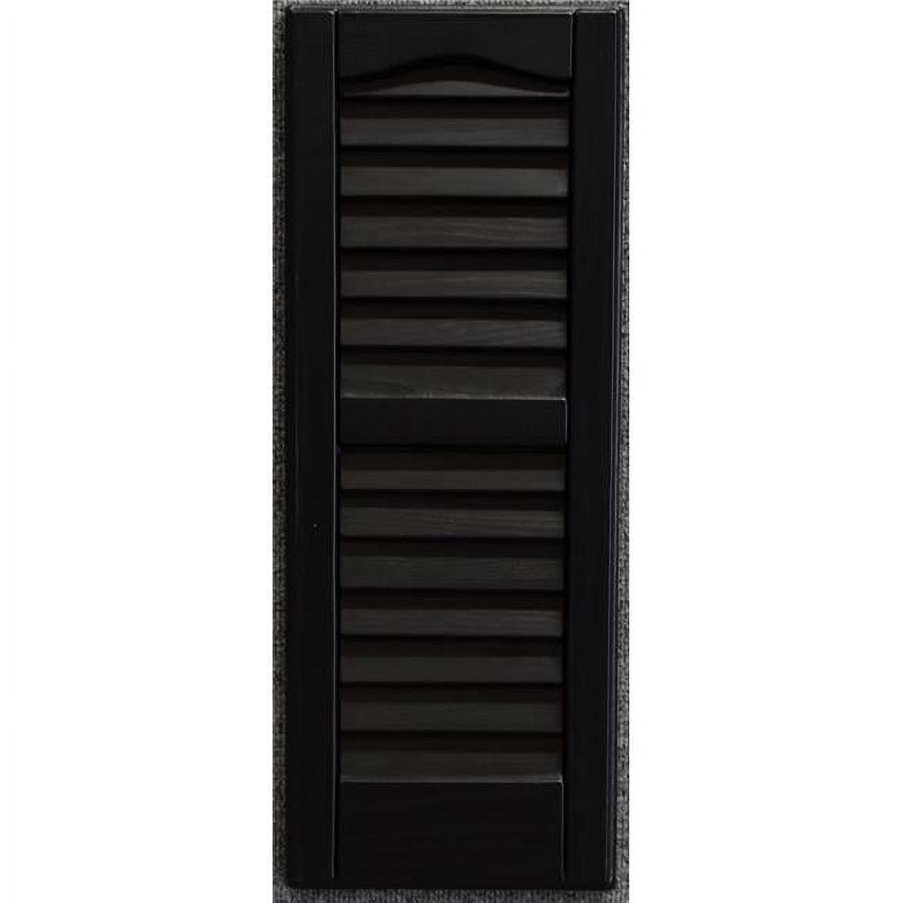 WeatherBest 12 x 36 in. Louvered Exterior Decorative Shutters ...