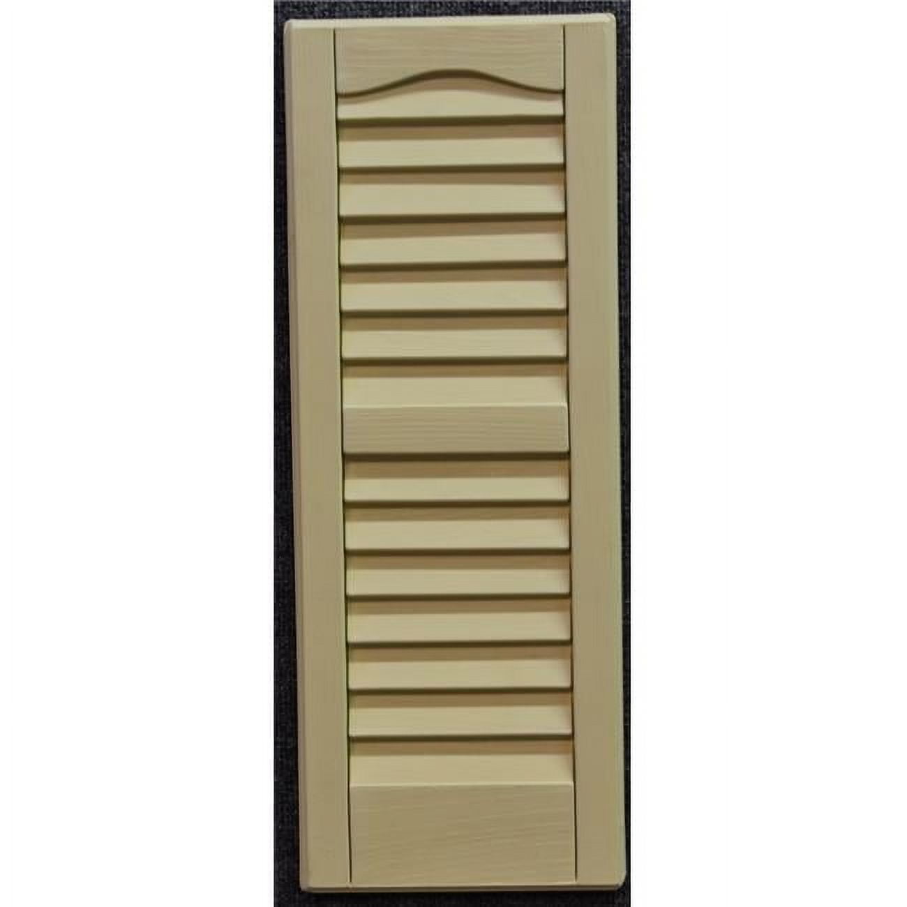 WeatherBest L1236CR-FH 12 x 36 in. Louvered Exterior Decorative ...