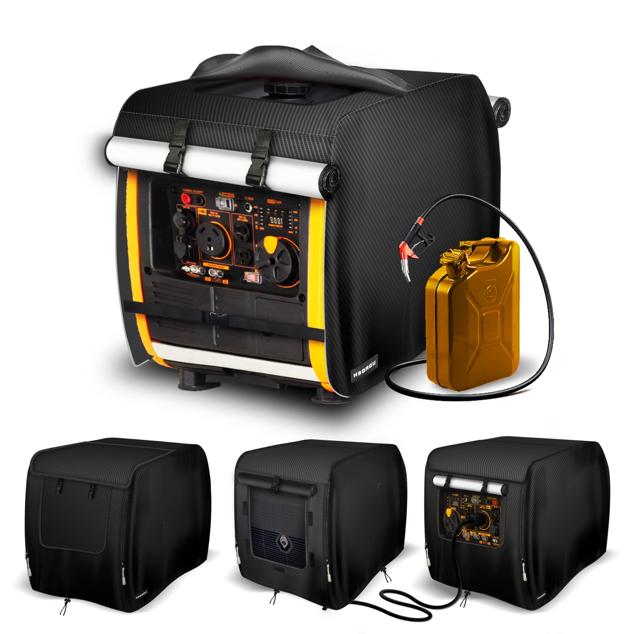 WeatherShield Outdoor Generator Cover with Control Window, 600D ...