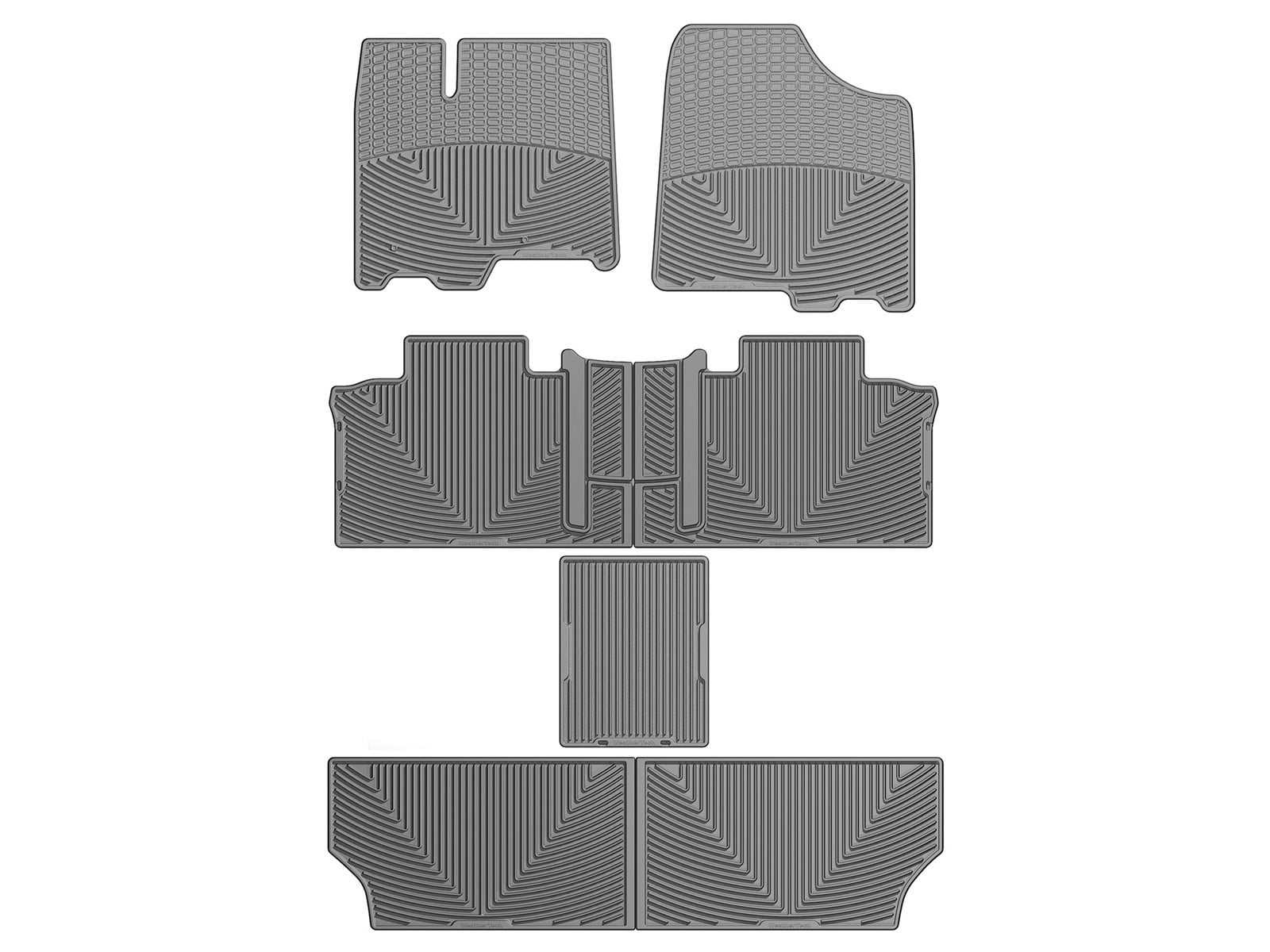 WeatherTech All-Weather Floor Mats compatible with 2011-2012 Toyota ...