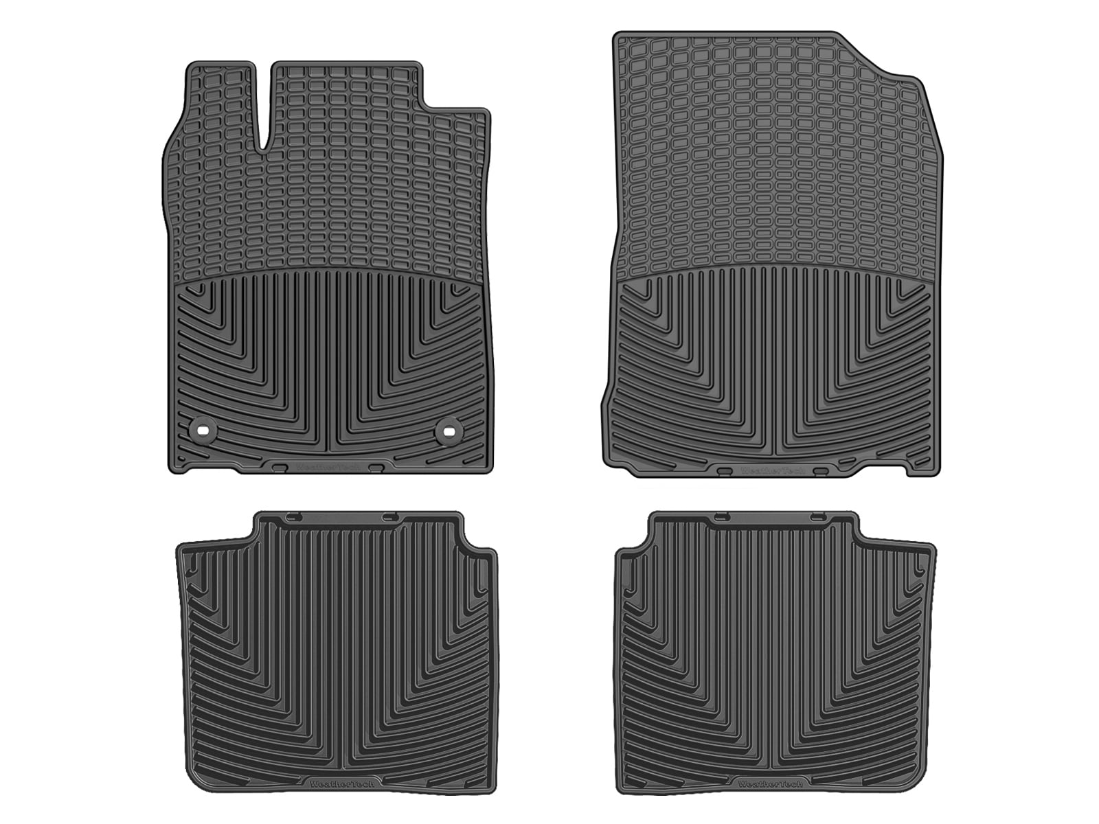 WeatherTech All-Weather Floor Mats compatible with 2013-2018 Toyota ...