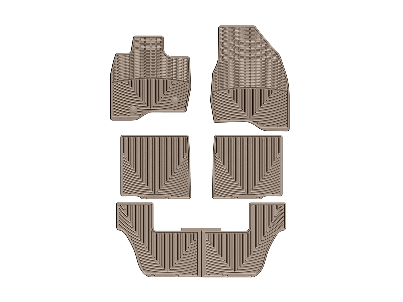 WeatherTech All-Weather Floor Mats compatible with 2015-2016 Ford ...