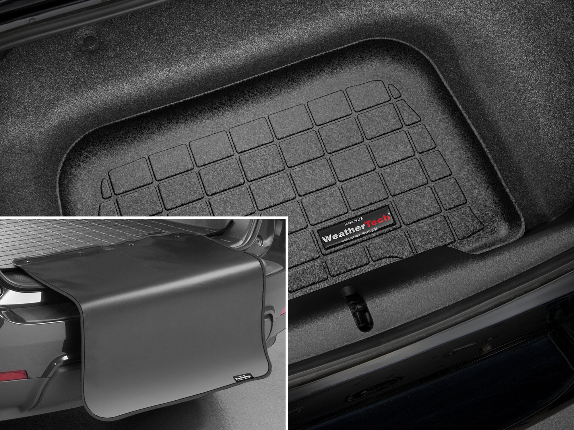 WeatherTech Cargo Trunk Liner with Bumper Protector compatible with Kia ...