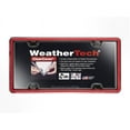 WeatherTech ClearCover License Plate Cover and Frame, Red / Black ...
