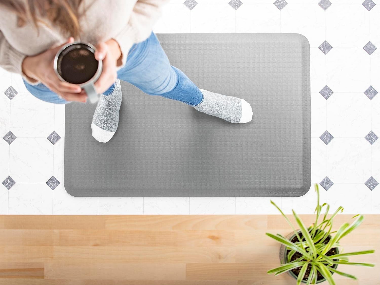 WeatherTech ComfortMat, 24 by 36 Inches Anti-Fatigue Comfort Mat, Woven ...